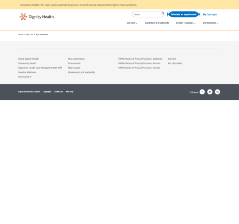 My Care Team | My Care by Dignity Health | Dignity Health